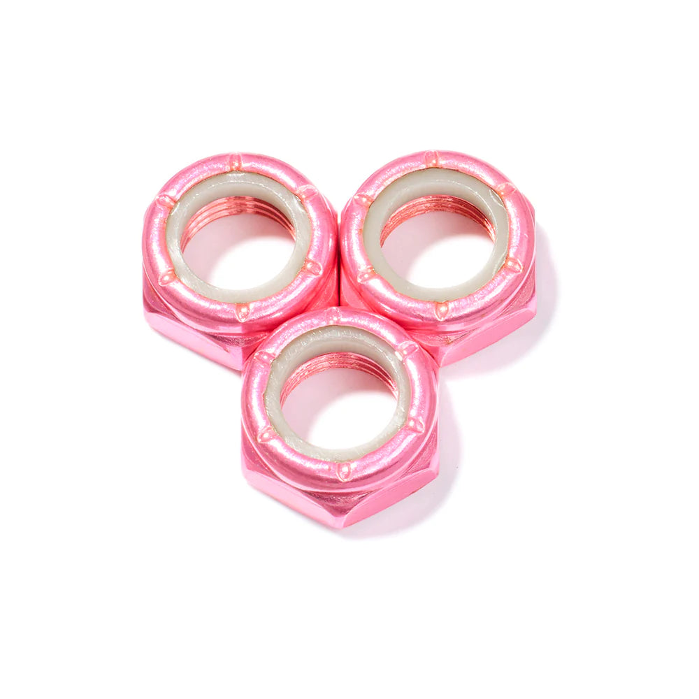 Defiant Upgrades Custom Kingpin Nuts Bubblegum Pink – Skateworks