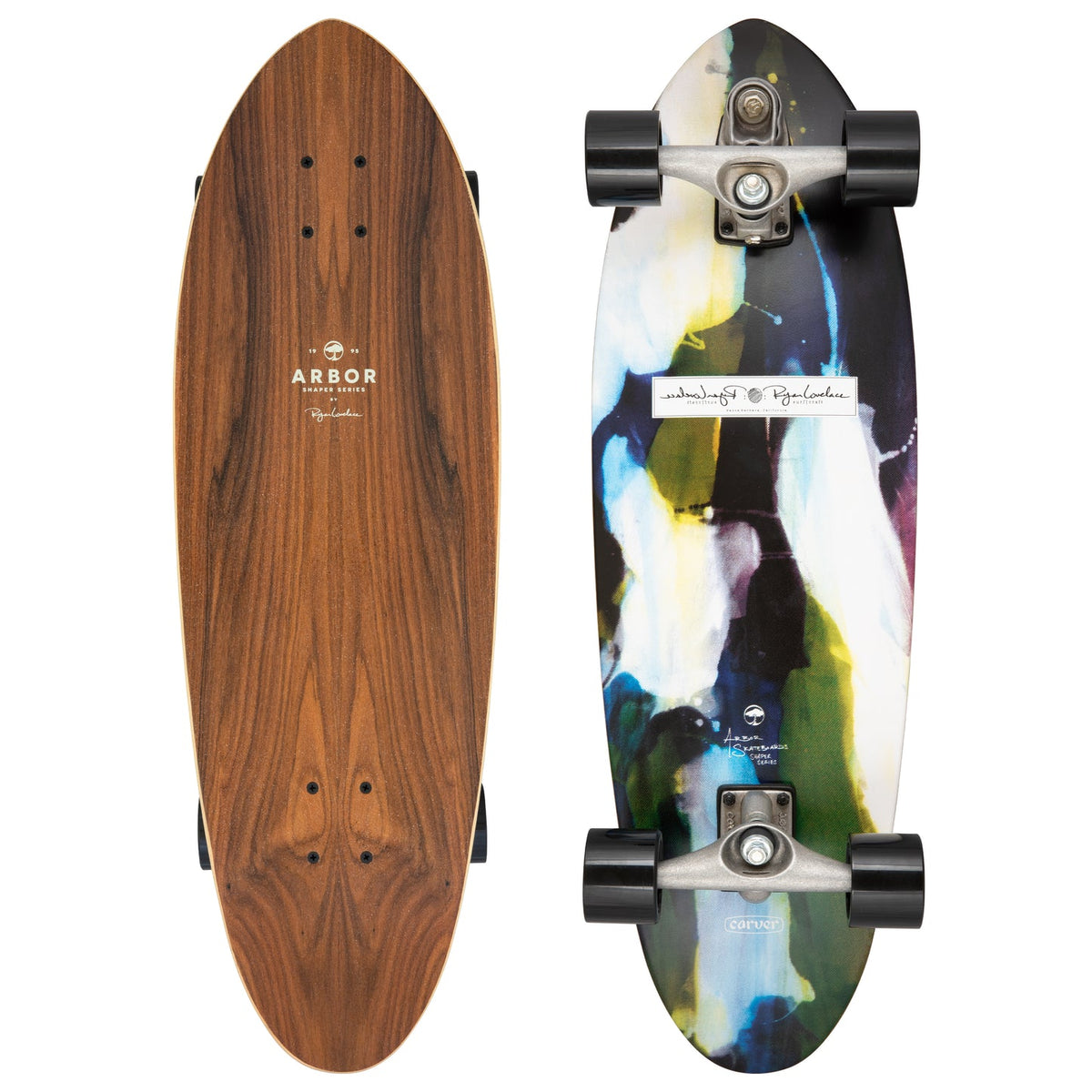 Arbor X Carver C7 Ryan Lovelace Shaper Surfskate Complete 32" – Skateworks