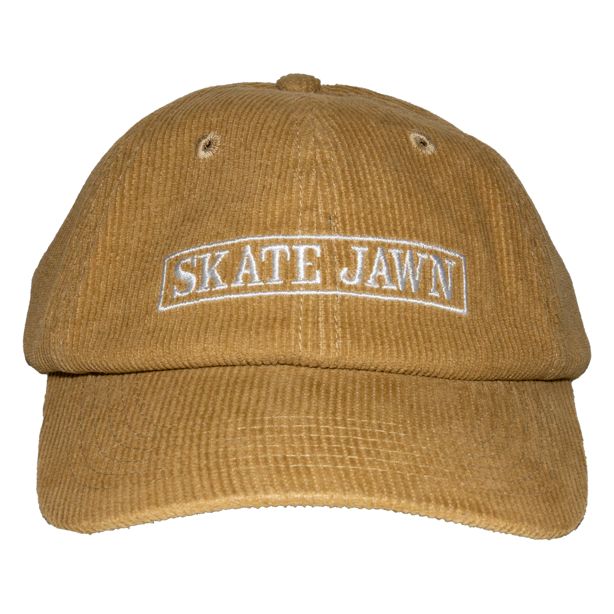 Skate Jawn Cover Box Six Panel Hat - Brown Corduroy – Skateworks