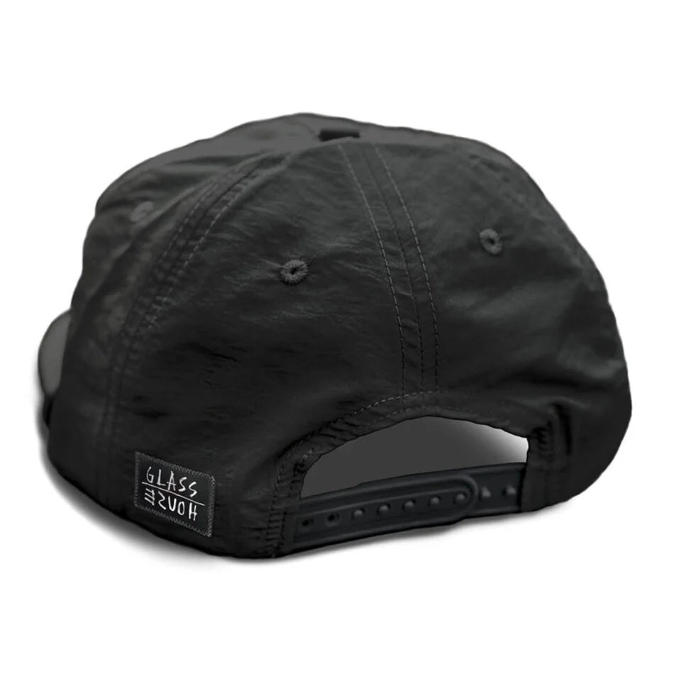 Glass House Nite Unstructured Snapback Hat - Black – Skateworks