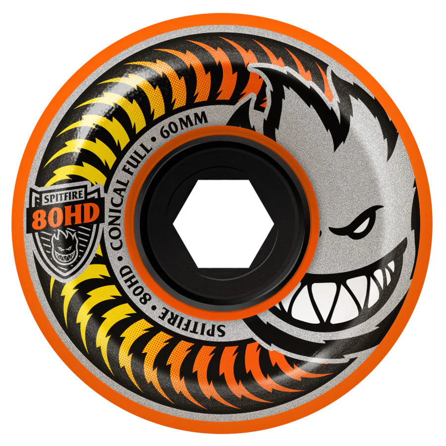 Spitfire 80HD Conical Full Orange 80A – Skateworks